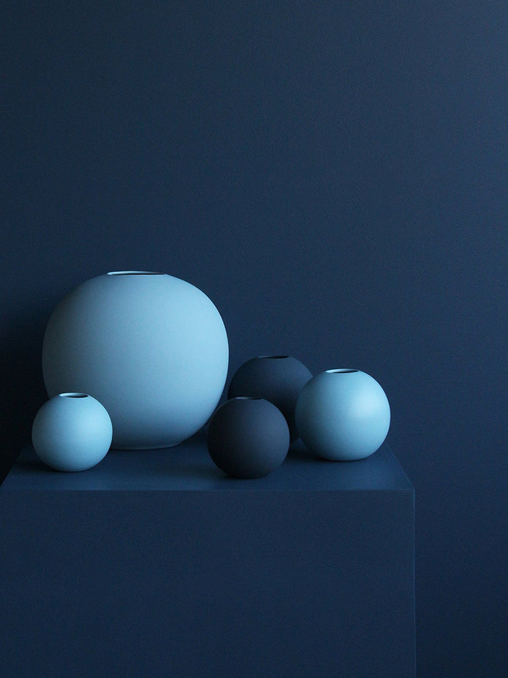 ball vase - 10cm, dusty blue – miljuu